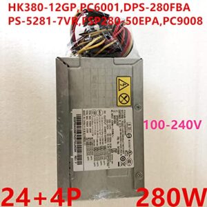 PSU for ATX 280W Power Supply HK380-12GP PC6001 DPS-280FBA PS-5281-7VR FSP280-50EPA PC9008 45J9431