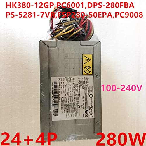 PSU for ATX 280W Power Supply HK380-12GP PC6001 DPS-280FBA PS-5281-7VR FSP280-50EPA PC9008 45J9431