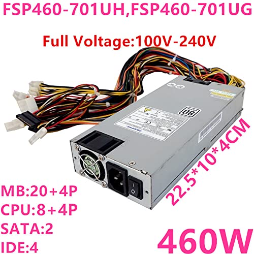 PSU for FSP 80plus 1U 460W Power Supply FSP460-701UG FSP460-601U SPI4601UG FSP350-60LK Replace FSP460-601UG