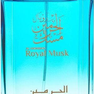 Al Haramain Royal Musk - Arabian Perfume for Women and Men - Unisex Perfume - Long Lasting Perfume for Men and Women - Floral Citrus Scent - 3.3 oz