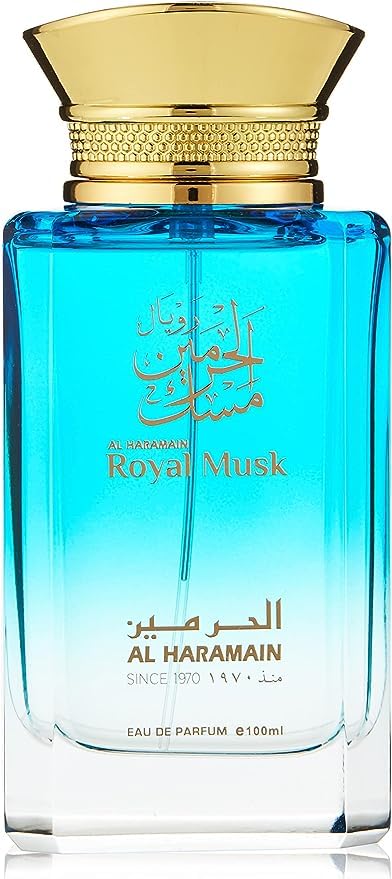 Al Haramain Royal Musk - Arabian Perfume for Women and Men - Unisex Perfume - Long Lasting Perfume for Men and Women - Floral Citrus Scent - 3.3 oz