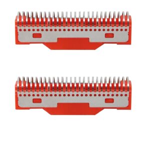 StyleCraft Replacement Set of 2 Red Forged Cutters for Absolute Zero Shaver