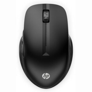 HP 430 Multi-Device Wireless Mouse (Black) - Bluetooth 5.2 & 2.4 GHz USB Receiver Dongle - 4000 DPI Cursor Tracking, 4 Customizable Buttons, 2-Year Battery - Windows, MacOS, Chromebook (3B4Q2AA#ABL)