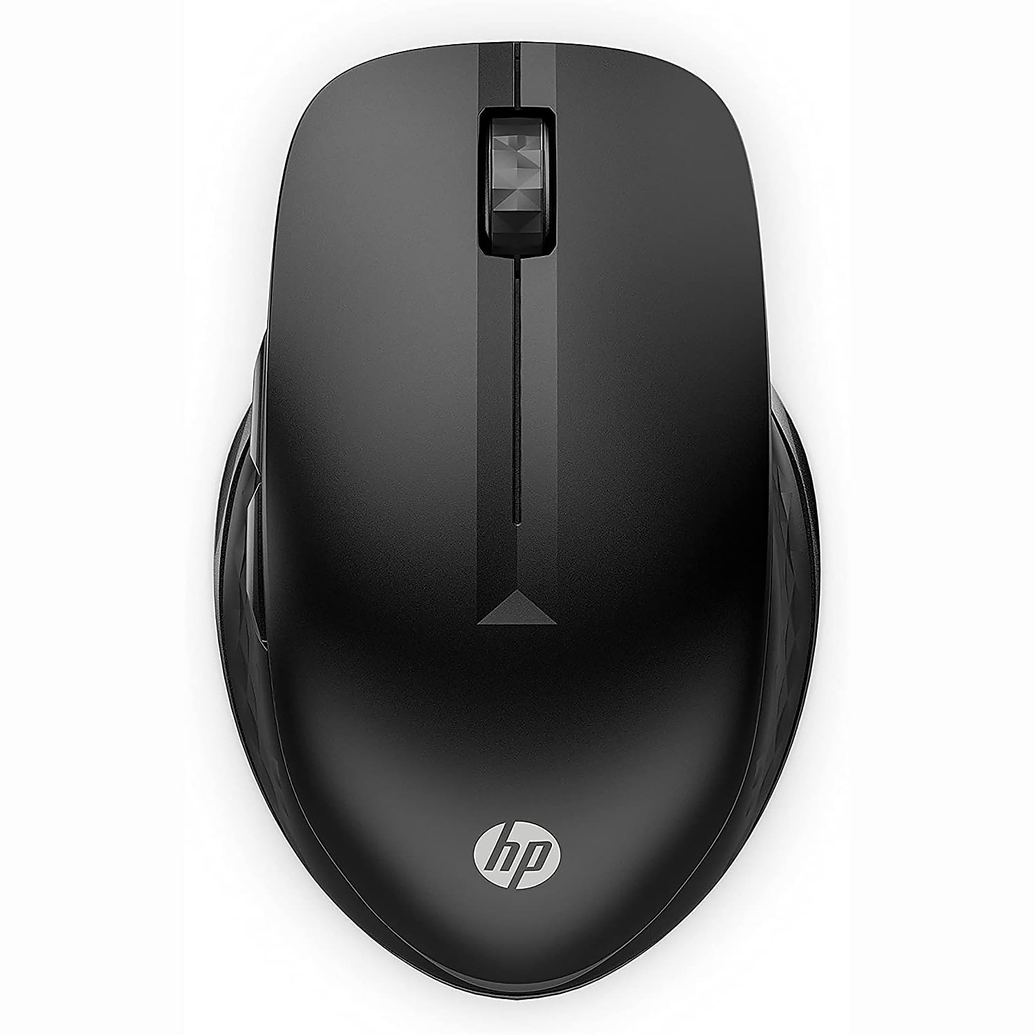 HP 430 Multi-Device Wireless Mouse (Black) - Bluetooth 5.2 & 2.4 GHz USB Receiver Dongle - 4000 DPI Cursor Tracking, 4 Customizable Buttons, 2-Year Battery - Windows, MacOS, Chromebook (3B4Q2AA#ABL)