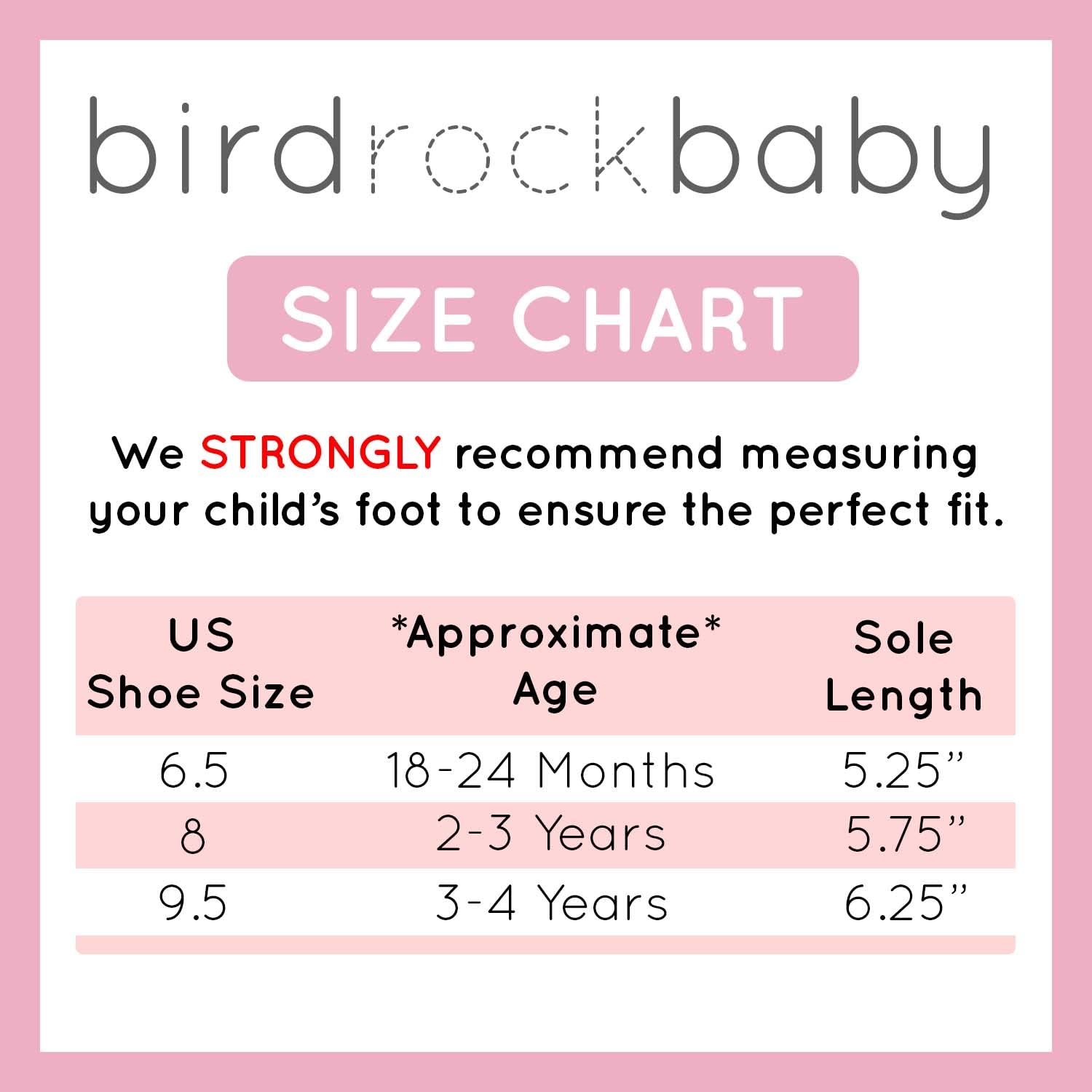 BirdRock Baby Hard Sole Mary Janes - Genuine Leather Shoes for Toddler Girls (Rose Gold, 6.5)