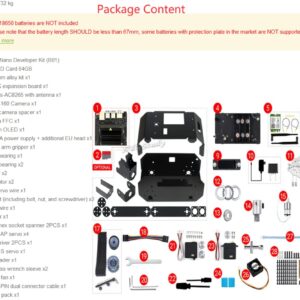 JETANK AI Kit for Jetson Nano Developer Kit (B01) to Build Smart AI Tracked Mobile Vision Robot with IMX219 Camera Sensor Dual-Band Wireless WiFi Bluetooth Monitor Motion Color Detection @XYGStudy