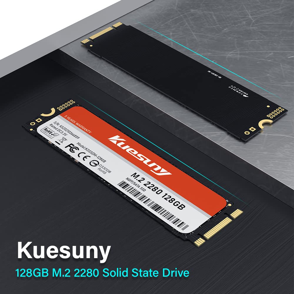 Kuesuny 256GB M.2 2280 PCIe Gen 3X4 NGFF Internal SSD, Solid State Drive, Up to 2000MB/s for Latop and PC(256GB, M.2 2280)