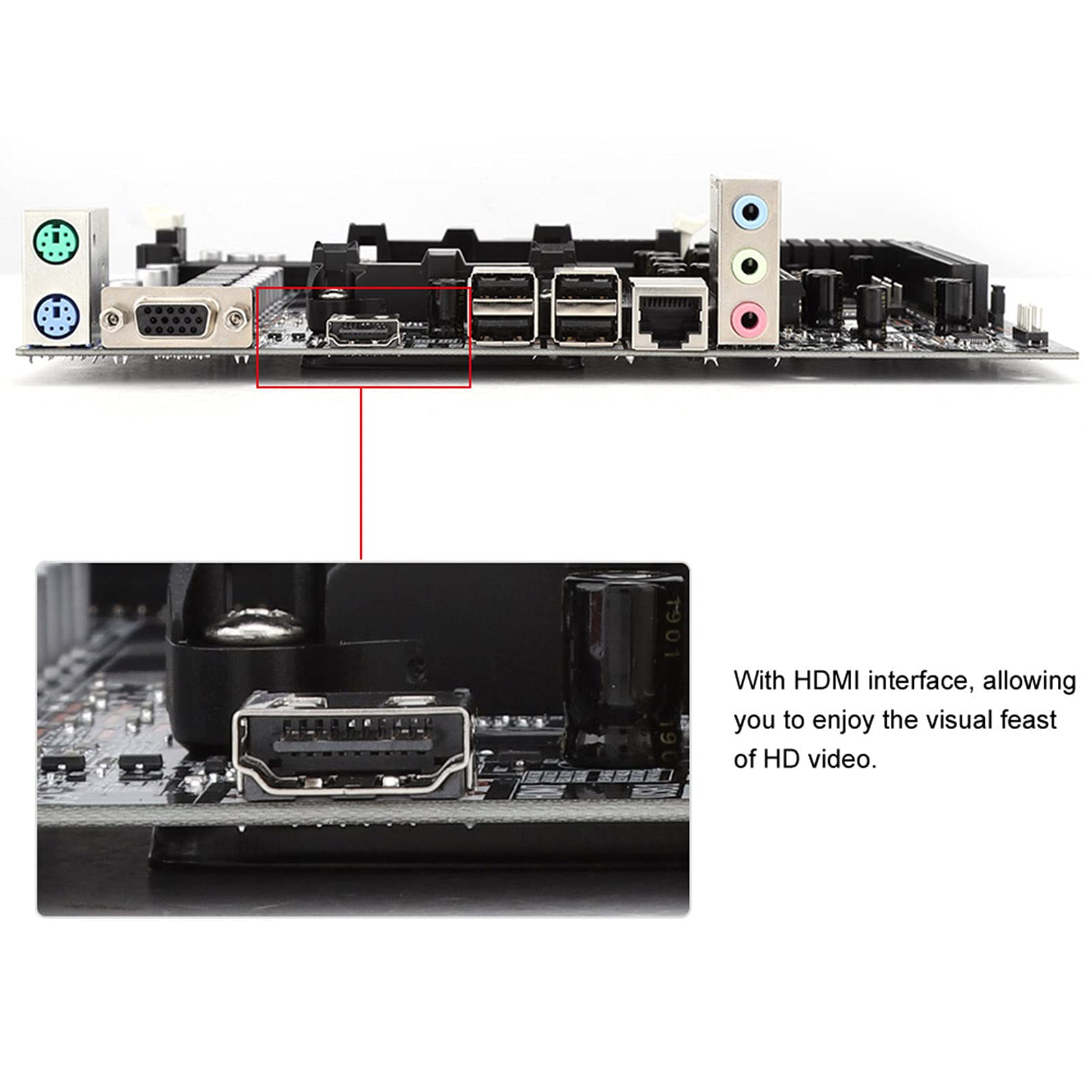 PUSOKEI Desktop Computer Motherboard Computer Mainboard Dual Channel DDR3 1600/1333 4G/8G FM2/FM2+CPU Interface Support for A10/A8/A6/A4 Graphics Chip