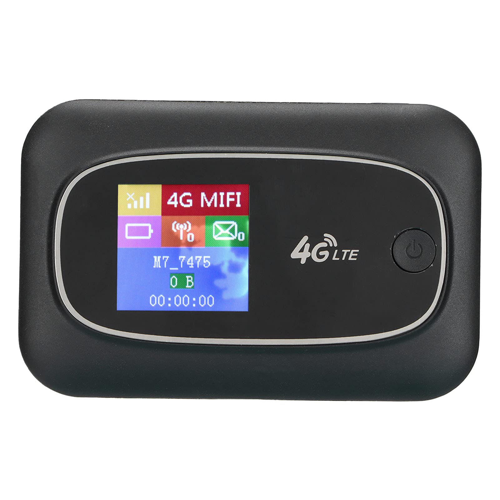 4G LTE Router Portable CAT4 150Mbps Mobile Wireless WiFi Hotspot Mini Travel Router Equipped with LCD Display with SIM Card Slot Fit for Outdoor Travel Home Office