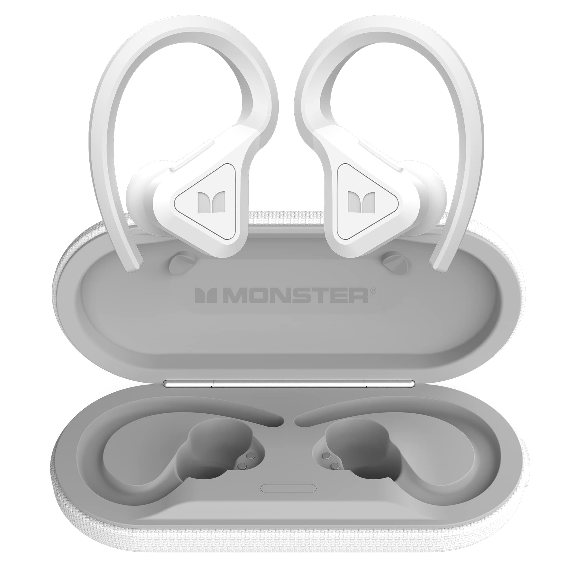 Monster DNA Fit Wireless Bluetooth Earbuds - Noise Cancelling Earbuds with Wireless Charging Case & Built-in Microphone, Water Resistant Bluetooth Headphones & Ear Buds