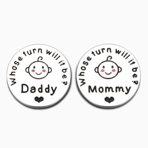 new mom gifts for women, decision coin new dad gifts for christmas fathers day, pregnancy gifts for first time moms, mom to be gift new parents gifts mothers day birthday present