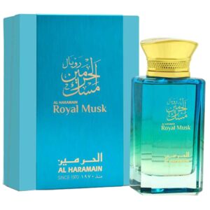 al haramain royal musk - arabian perfume for women and men - unisex perfume - long lasting perfume for men and women - floral citrus scent - 3.3 oz