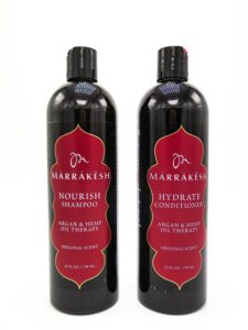 marrakesh original shampoo and conditioner combo 25 oz scent, clean & moisturize hair, vegan, cruelty free, fl (pack of 2)