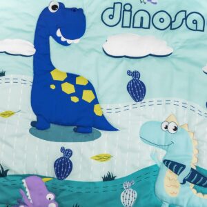 Warmoor Dinosaur Crib Bedding Set 3 pcs Gender Neutral Babies Boys Girls