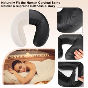 Universal Massage Table Face Cradle & Cushion, Adjustable Massage Chair Spa Bed Headrest & Face Pillow Support, Massage Platform Head Rest Cushion Cradle for Salon Home Mattress Top Massage Kit