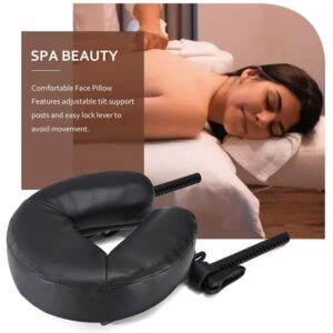 Universal Massage Table Face Cradle & Cushion, Adjustable Massage Chair Spa Bed Headrest & Face Pillow Support, Massage Platform Head Rest Cushion Cradle for Salon Home Mattress Top Massage Kit