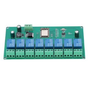 ESP8266 Relay Module 8‑Channel Development Board DC 7‑28V / 5V PCB Relay Module for Smart Home Control