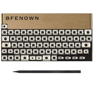 bfenown replacement us keycap keys key cap scissor clips hinge for macbook pro retina 13" 16" a2141 a2289 a2251 2019, a2338 2020,a2338 m2 2022 year