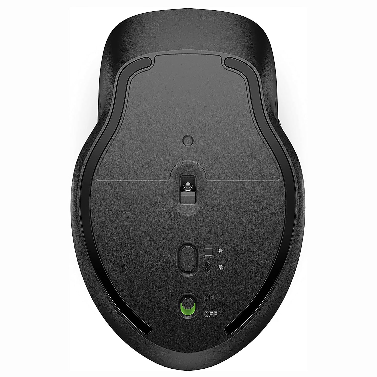 HP 430 Multi-Device Wireless Mouse (Black) - Bluetooth 5.2 & 2.4 GHz USB Receiver Dongle - 4000 DPI Cursor Tracking, 4 Customizable Buttons, 2-Year Battery - Windows, MacOS, Chromebook (3B4Q2AA#ABL)