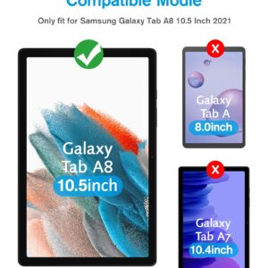 MOBDIK [2 PACK Paper Screen Protector Compatible with Samsung Galaxy Tab A8 10.5 Inch 2021, Anti Glare/Scratch Resistant Matte Film with Easy Installation Kit