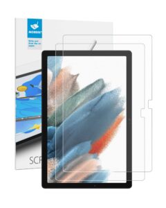 mobdik [2 pack paper screen protector compatible with samsung galaxy tab a8 10.5 inch 2021, anti glare/scratch resistant matte film with easy installation kit