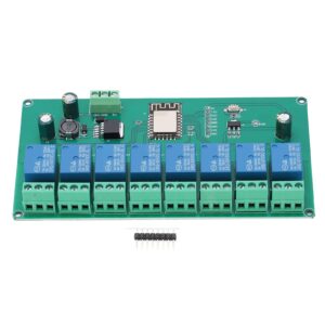 ESP8266 Relay Module 8‑Channel Development Board DC 7‑28V / 5V PCB Relay Module for Smart Home Control