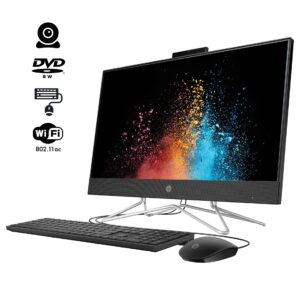 HP [Windows 11 Home] Newest All-in-One Desktop | 23.8" Full HD Screen | Intel Core i5-1135G7 Processor |32GB RAM | 1TB SSD | Webcam | DVD-RW | Black