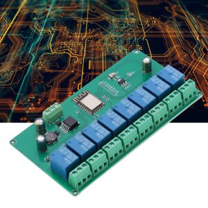 ESP8266 Relay Module 8‑Channel Development Board DC 7‑28V / 5V PCB Relay Module for Smart Home Control