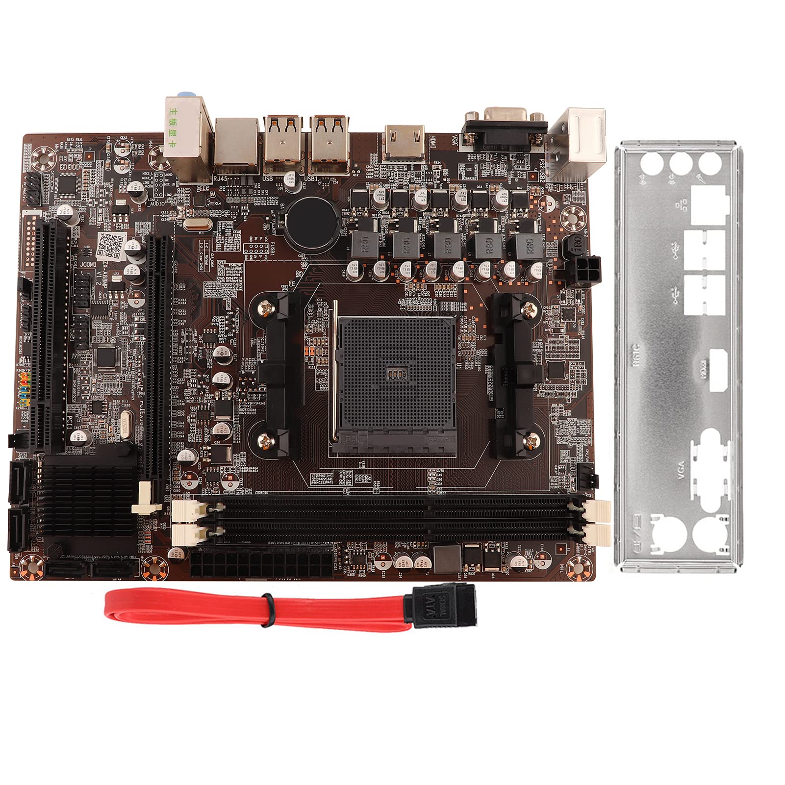 PUSOKEI Desktop Computer Motherboard Computer Mainboard Dual Channel DDR3 1600/1333 4G/8G FM2/FM2+CPU Interface Support for A10/A8/A6/A4 Graphics Chip