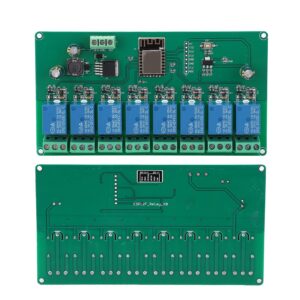 ESP8266 Relay Module 8‑Channel Development Board DC 7‑28V / 5V PCB Relay Module for Smart Home Control