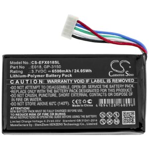 replacement battery for exfo ox1,ox1 optical fiber multimeter,ox1 optical explorer,fit part no e018,gp-3150