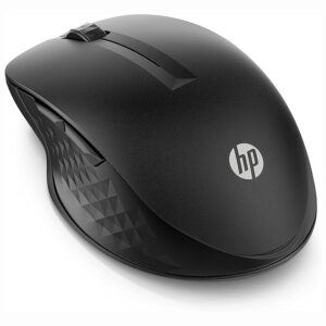 hp 430 multi-device wireless mouse (black) - bluetooth 5.2 & 2.4 ghz usb receiver dongle - 4000 dpi cursor tracking, 4 customizable buttons, 2-year battery - windows, macos, chromebook (3b4q2aa#abl)