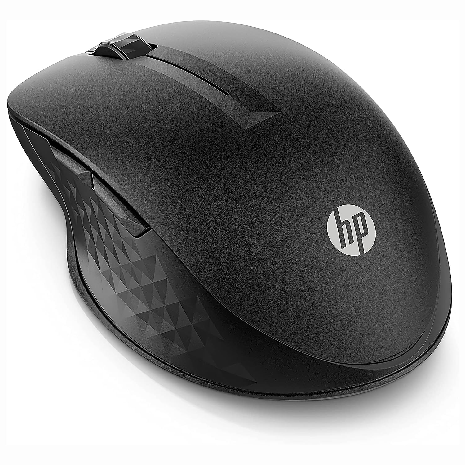 HP 430 Multi-Device Wireless Mouse (Black) - Bluetooth 5.2 & 2.4 GHz USB Receiver Dongle - 4000 DPI Cursor Tracking, 4 Customizable Buttons, 2-Year Battery - Windows, MacOS, Chromebook (3B4Q2AA#ABL)