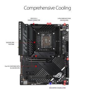 ASUS ROG Maximus Z690 Apex(WiFi 6E) LGA 1700(Intel 12th Gen)ATX gaming motherboard (PCIe 5.0,DDR5,24 power stages,DDR5,5x M.2,PCIe 5.0 M.2,USB 3.2 Gen 2x2 front-panel connector,Hyper M.2 Card bundled)