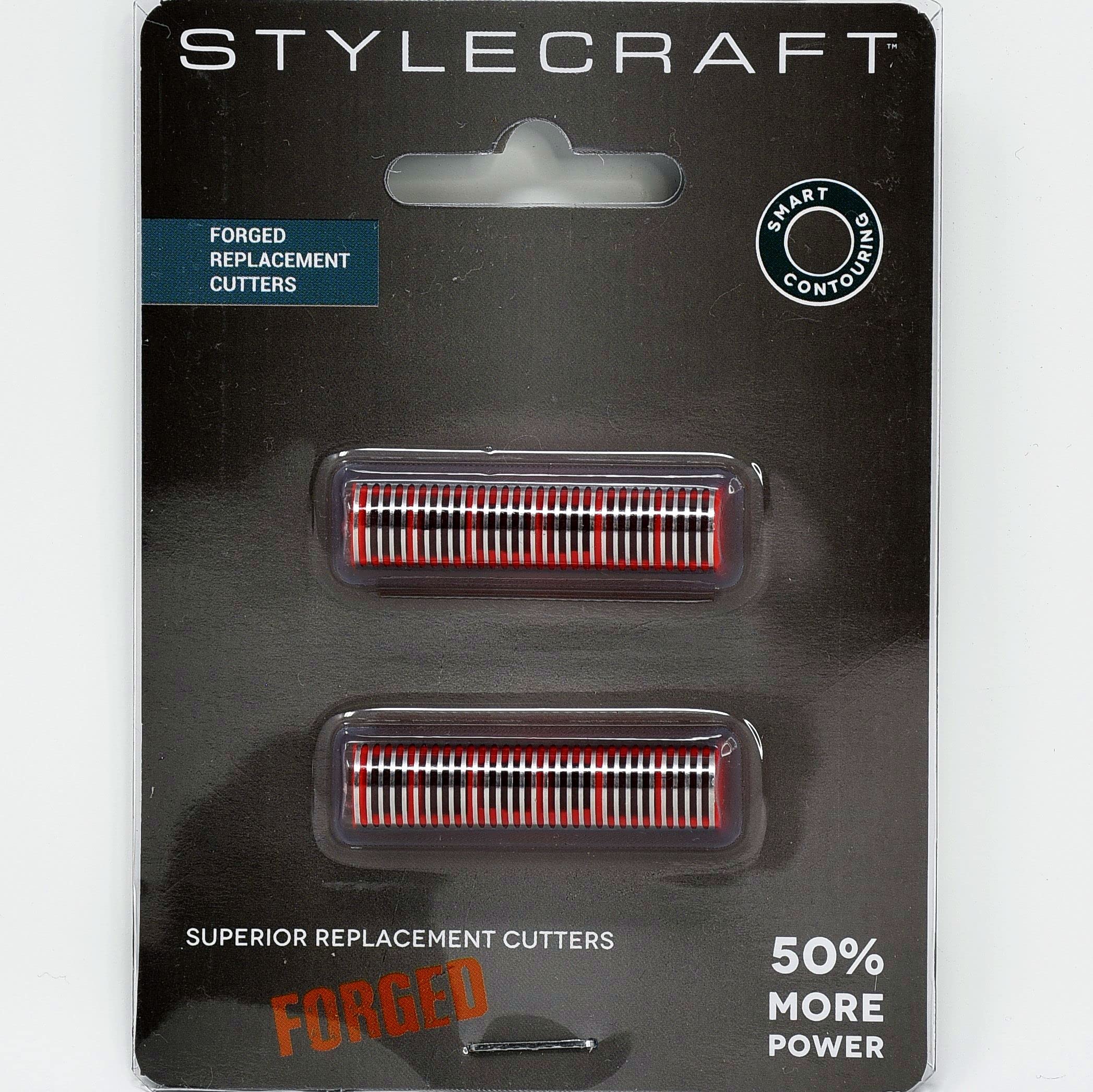 StyleCraft Replacement Set of 2 Red Forged Cutters for Absolute Zero Shaver