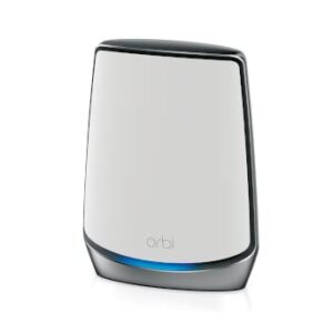 Orbi RBR850 Whole Home AX6000 Tri-Band Mesh WiFi 6 System (Router Only), White