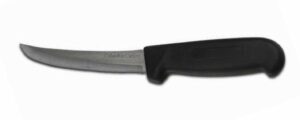 columbia cutlery black boning knife - 6 in. curved & stiff - professionally sharpened (6 in. boning knife)