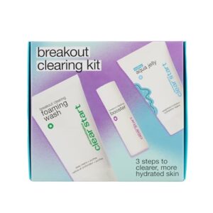 dermalogica clear start breakout clearing kit – contains acne face wash, breakout clearing spot treatment & cooling moisturizer