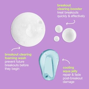 Dermalogica Clear Start Breakout Clearing Kit – Contains Acne Face Wash, Breakout Clearing Spot Treatment & Cooling Moisturizer