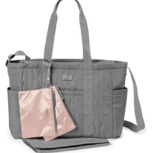 Carters Pack It All Diaper Tote Bag in Grey