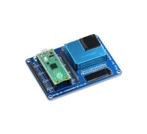 sb components raspberry pi pico air monitoring expansion pmsa003 sensor air monitor hat for raspberry pi pico with inbuilt 0.91" oled display