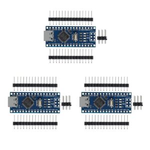 hiletgo 3pcs nano 3.0 atmega328p type-c usb ch340 controller board compatible to arduino nano ch340 usb driver nano v3.0 atmega328