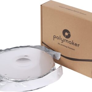 Polymaker PolySmooth PVB Filament 1.75mm Black Filament, 750g Cardboard Spool - Black PVB Filament Print Like PLA Filament 1.75, Easy Smoothable Post Process with IPA Alcohol, Work with Polysher