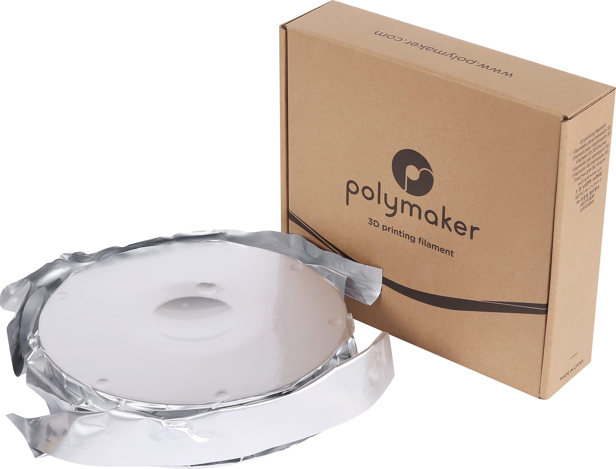 Polymaker PolySmooth PVB Filament 1.75mm Black Filament, 750g Cardboard Spool - Black PVB Filament Print Like PLA Filament 1.75, Easy Smoothable Post Process with IPA Alcohol, Work with Polysher