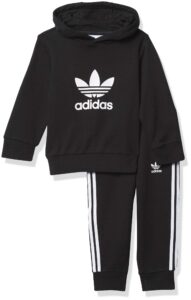 adidas originals baby boys adicolor hoodie set infant and toddler track jacket, black, 4t us