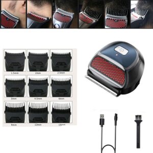 SUYOOULIN Hair Clippers, Shortcut Self-Haircut Kit for Men, Self Grooming Rechargeable Hair Trimmer Professional Hair Cutting with 9 Limited Combs