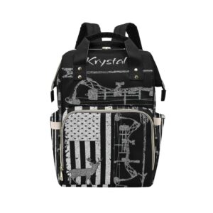 deer american flag camo arrow black diaper bags with name waterproof mummy backpack nappy nursing baby bags gifts tote bag for women