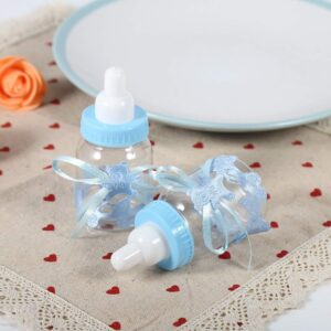 Baby Shower Bottles, Bottle Candy Gifts Decorations, Mini Bottle C and y Gift Box, 12 Pcs C and y Bottle for Baby Shower Favors Fillable, Used for Girl Boy Newborn Birthday