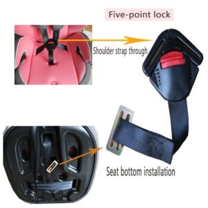 Child Safety seat Accessories Buckle Five-Point Safety Buckle Hasp Lock Buckle Adjustable Strap for Stroller High Chair Pram Buggy Kid Pushchair