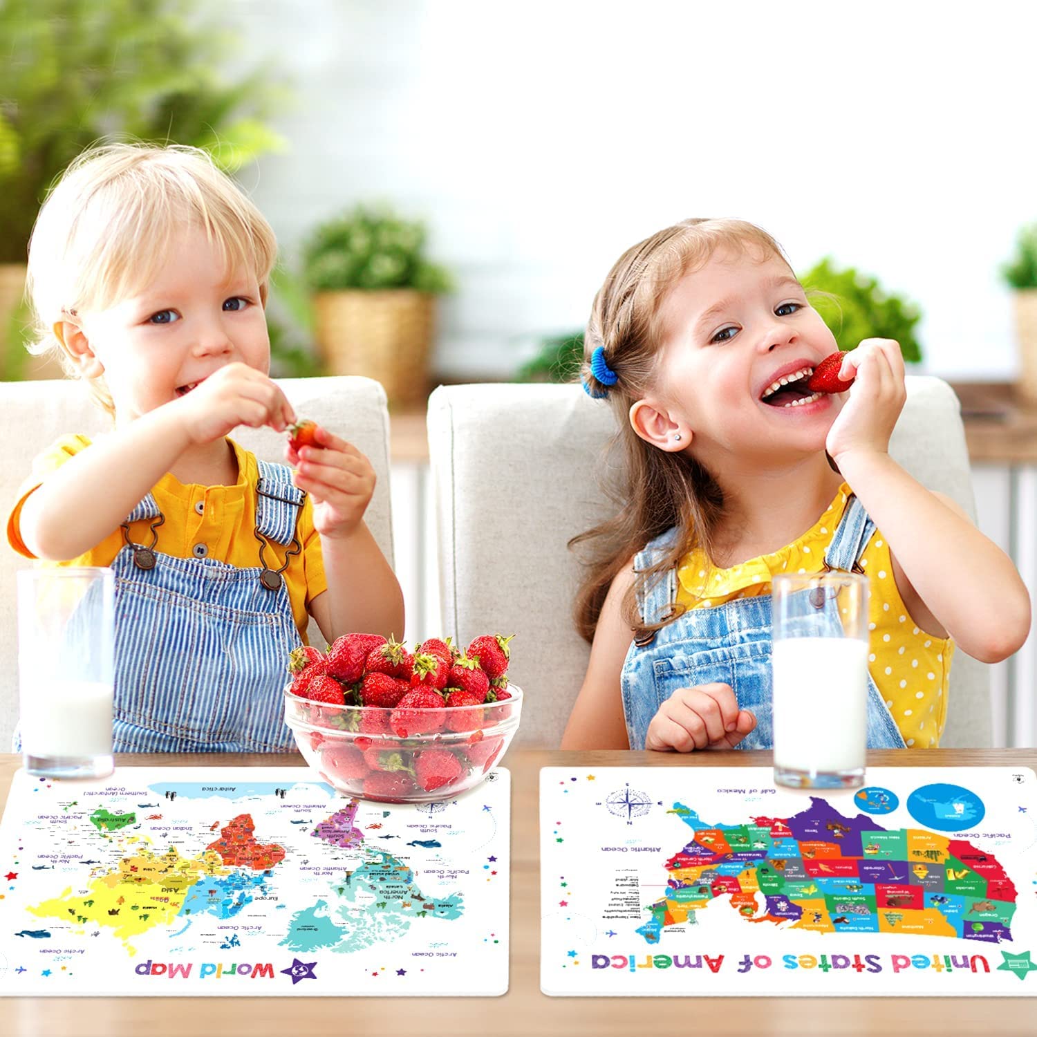 10 Kids Placemats: 2 Packs of 5 Simply Magic Placemats for Kids